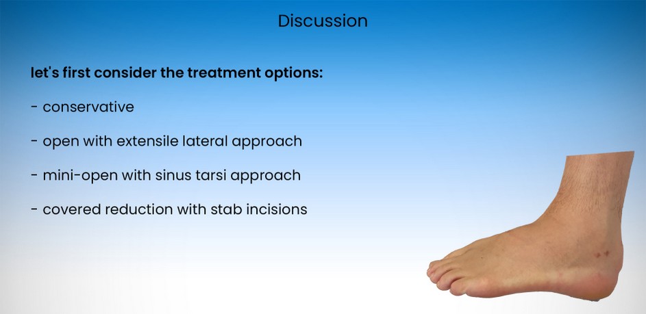 calcaneal fracture comminuted - Minimal invasive treatment of calcaneal ...